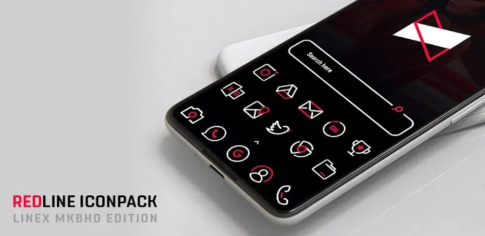 RedLine Icon Pack : LineX v6.8 APK (Full Version) Download