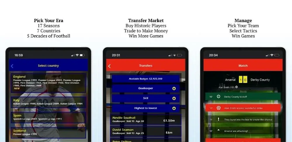 Retro Football Management v1.83.6 MOD APK (Unlimited Money) Download