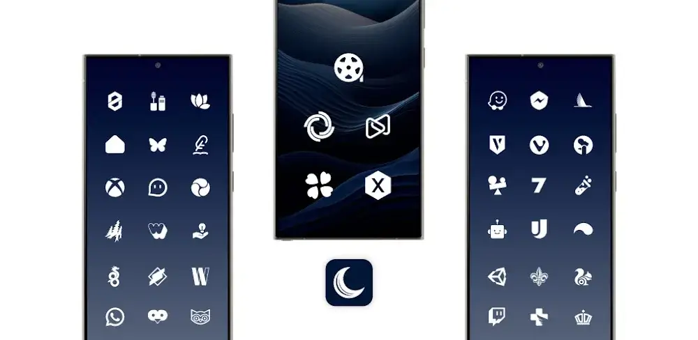 White Moonlight - Icon Pack v5.7 APK (Full Version) Download