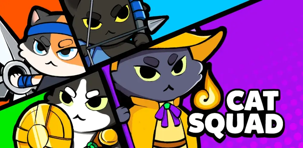 Cat Squad v49 MOD APK (Increased Battle Coins, Unlimited Reroll) Download