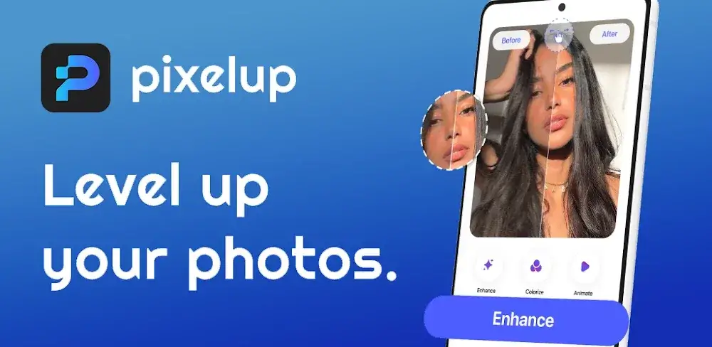 Pixelup - AI Photo Enhancer v2.0.0 MOD APK (Premium Unlocked) Download