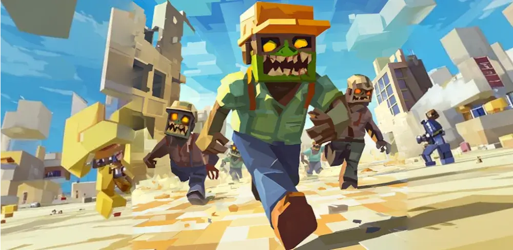 Zombie Voxel Sandbox v1.0 MOD APK (Menu, God Mode, High Heal, No Reload ...