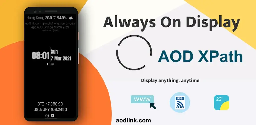 Always on Display XPath v2.20.3 MOD APK (Premium Unlocked) Download