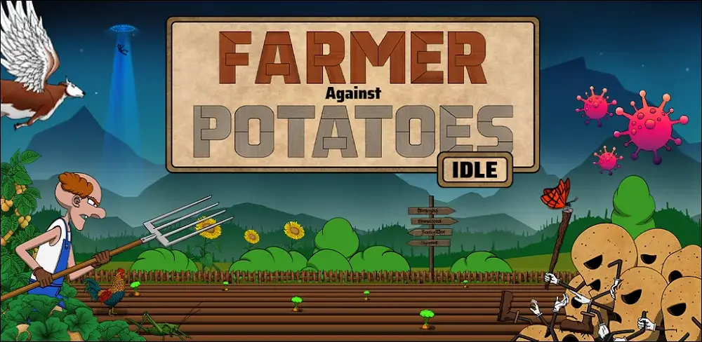 Farmer Against Potatoes Idle v1.0620 MOD APK (Menu, Souls, One Hit ...