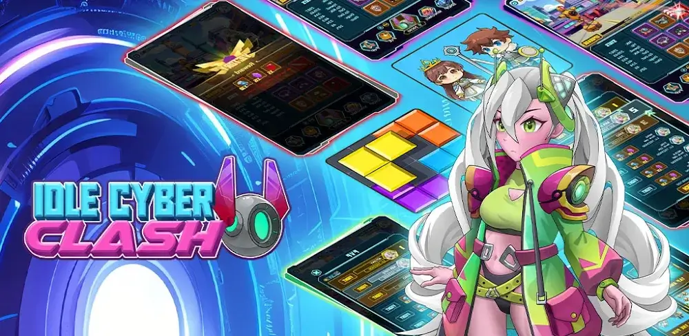 Idle Cyber Clash v1.2 MOD APK (Menu, Fast Movement, Speed Hack) Download