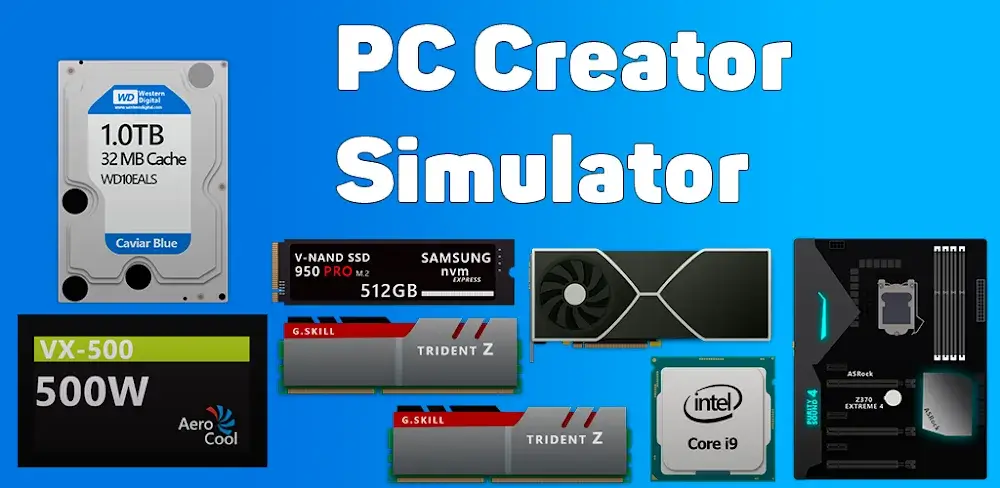 PC Creator Simulator v2.52 MOD APK (Free Purchases) Download