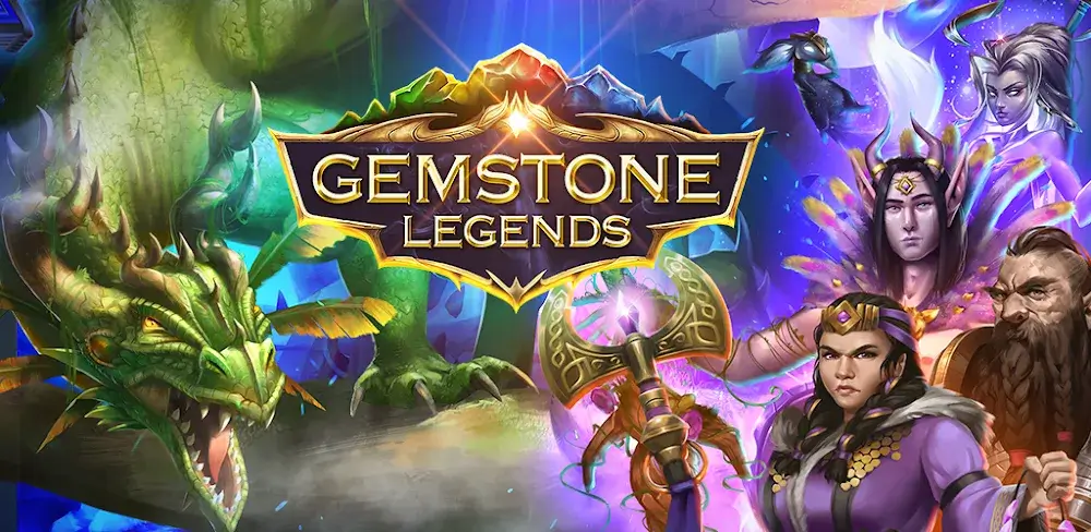 Gemstone Legends v0.54.872 MOD APK (Menu, Damage) Download