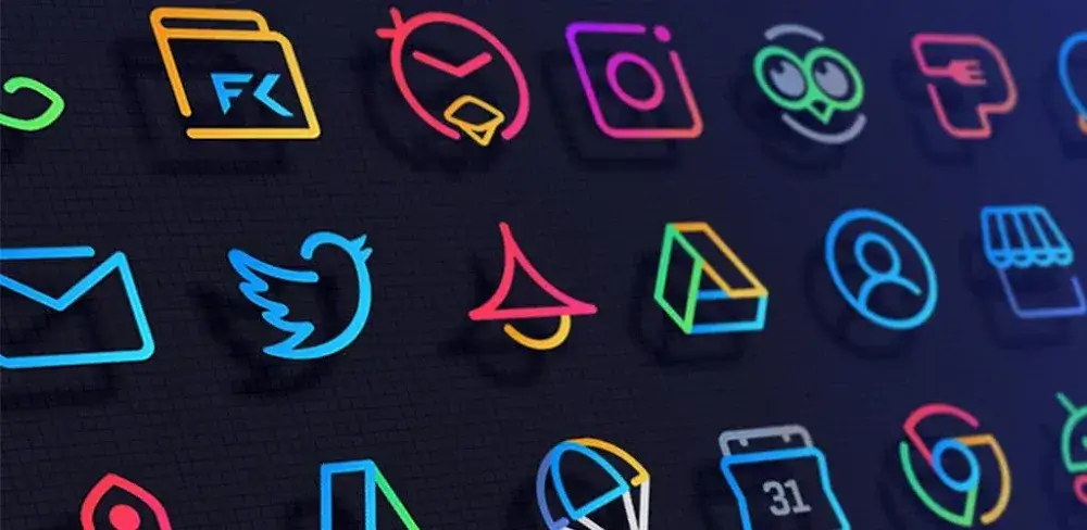 LineX Icon Pack v7.8 APK (Full Version) Download