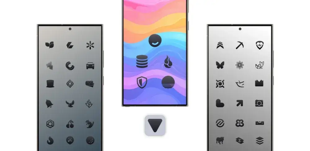 Dark Shapeless Icon Pack v5.9 MOD APK (Full Version) Download