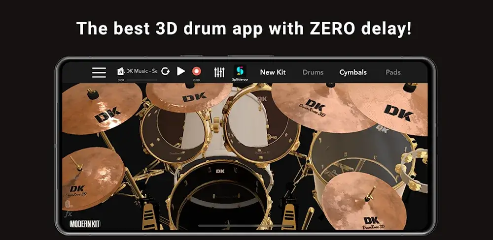 DrumKnee 3D Drums v1.9.9 MOD APK (Premium Unlocked) Download
