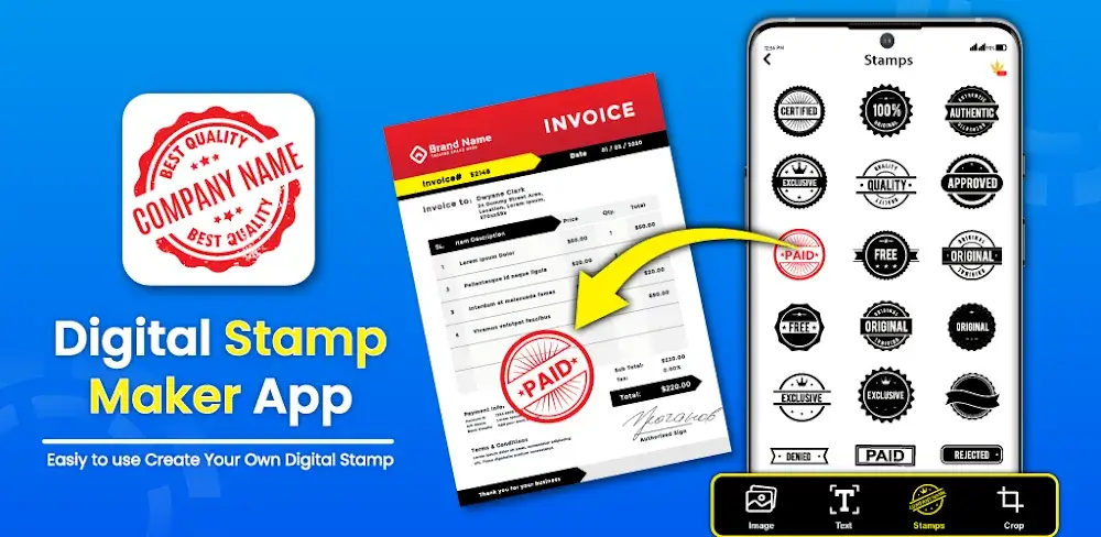 Stamp Maker: Photos Watermark v15.1 MOD APK (Premium Unlocked) Download