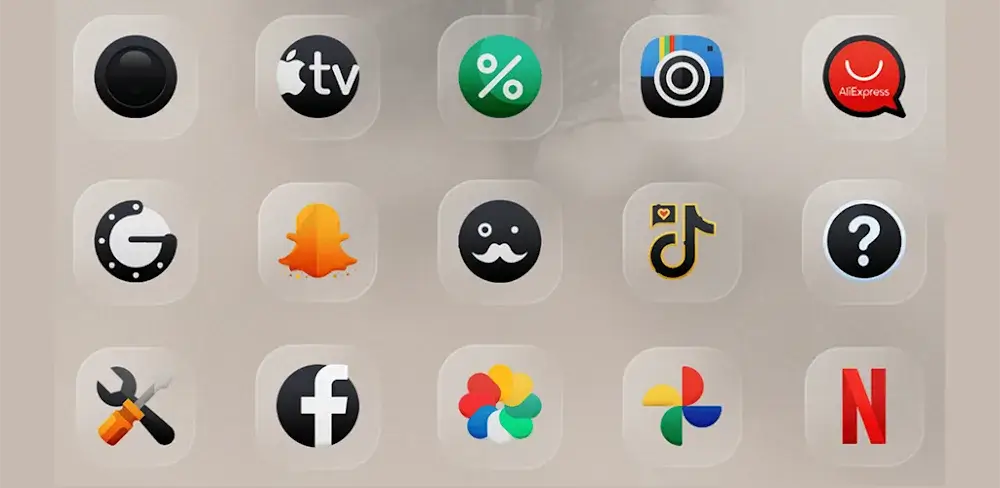 Darko Glass Icon Pack v1.1 APK (Full Version) Download