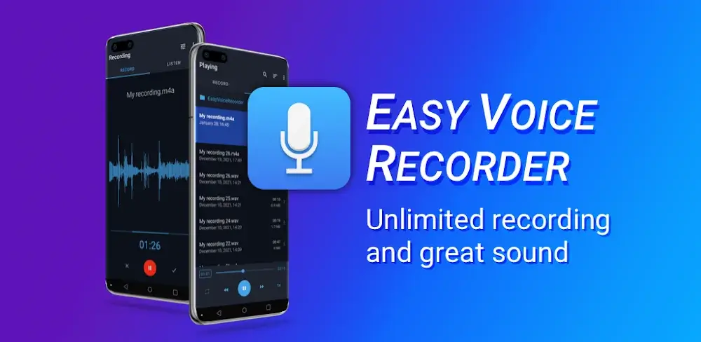 Easy Voice Recorder Pro v2.9.3 APK (Full Version) Download