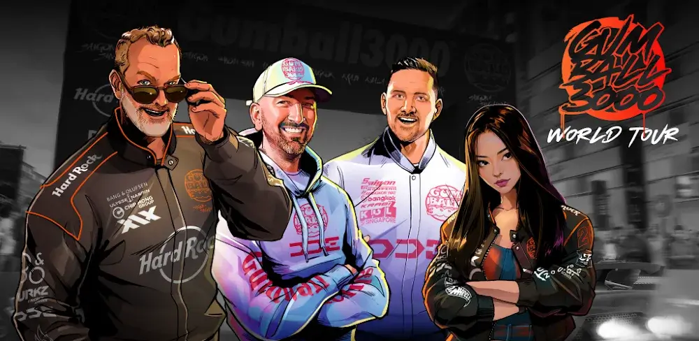 Gumball 3000: World Tour v1.133.0 MOD APK (Free Purchases) Download