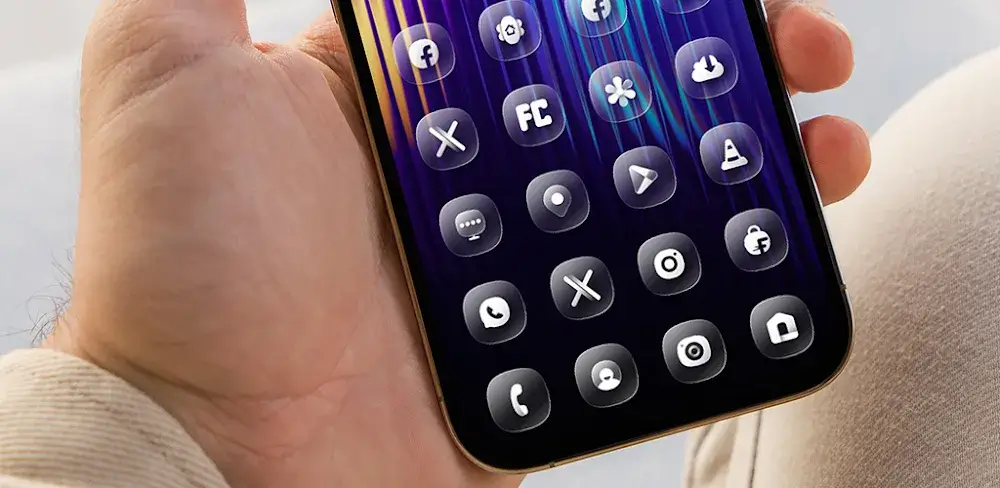 One UI Glass IconPack v2.1 MOD APK (Full Version) Download