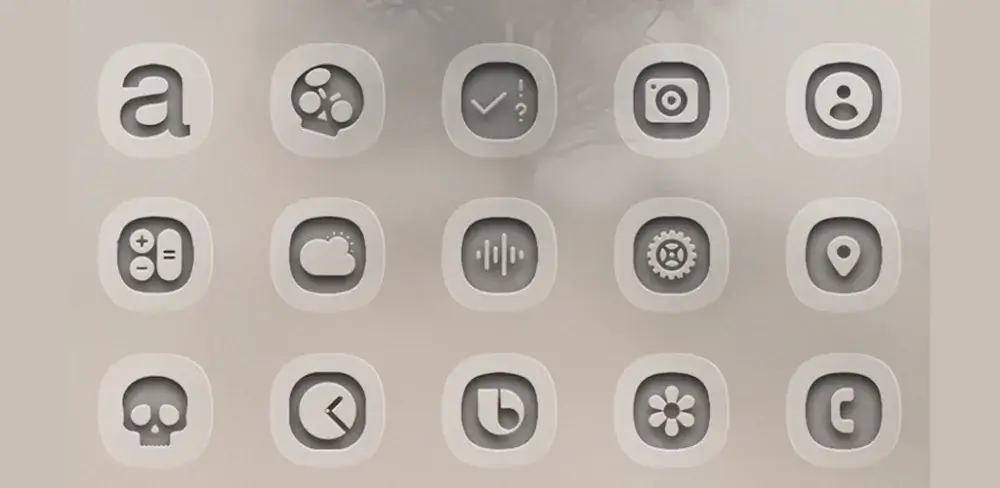 Pressed Glass Icon Pack v1.1 APK (Full Version) Download