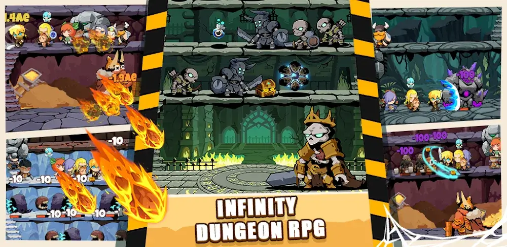 Tap Dungeon Hero v6.0.16 MOD APK (All Members Unlocked, Damage) Download