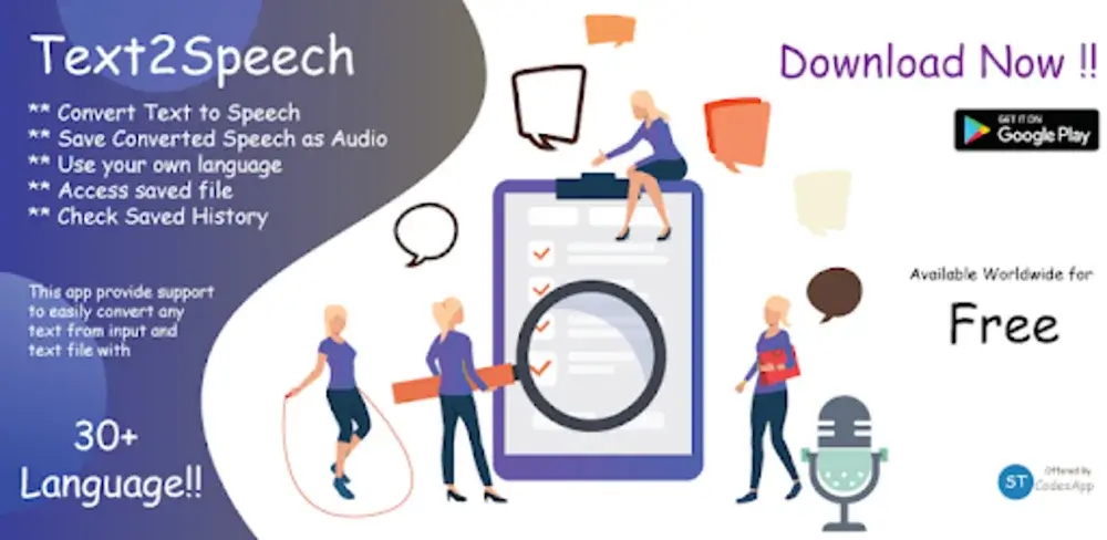 Text To Speech v2.2.5 MOD APK (Premium Unlocked) Download