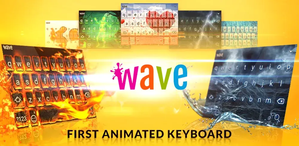 Wave Animated Keyboard Emoji v1.76.4 MOD APK (Premium Unlocked) Download