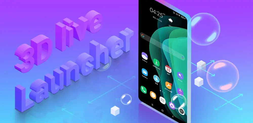 3D Launcher v7.8 MOD APK (Premium Unlocked) Download