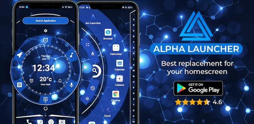 Alpha Hybrid Launcher 4D theme v15.5 MOD APK (Premium Unlocked) Download