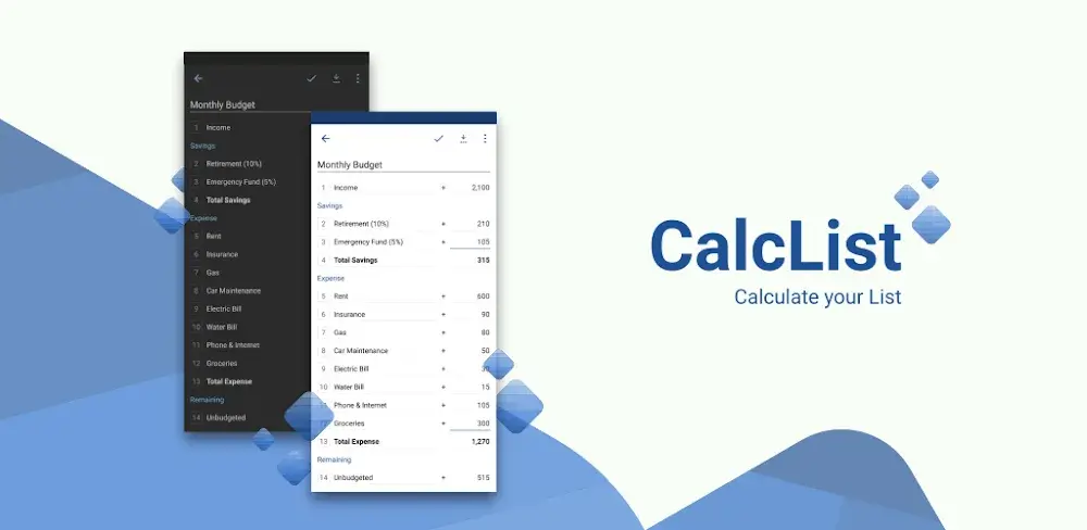 CalcList - Calculate Your List v2.9.8 MOD APK (Premium Unlocked) Download