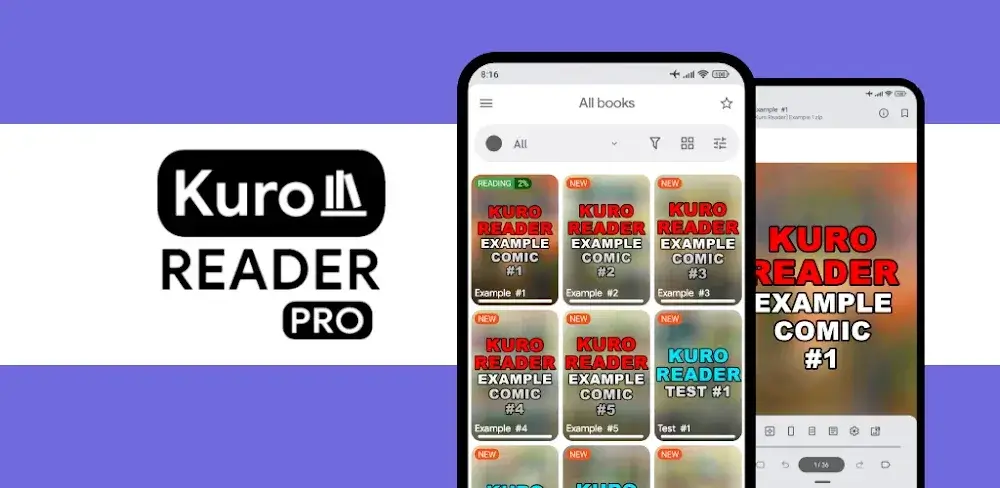 Kuro Reader+ Pro v1.6.6_pro APK (Full Version) Download