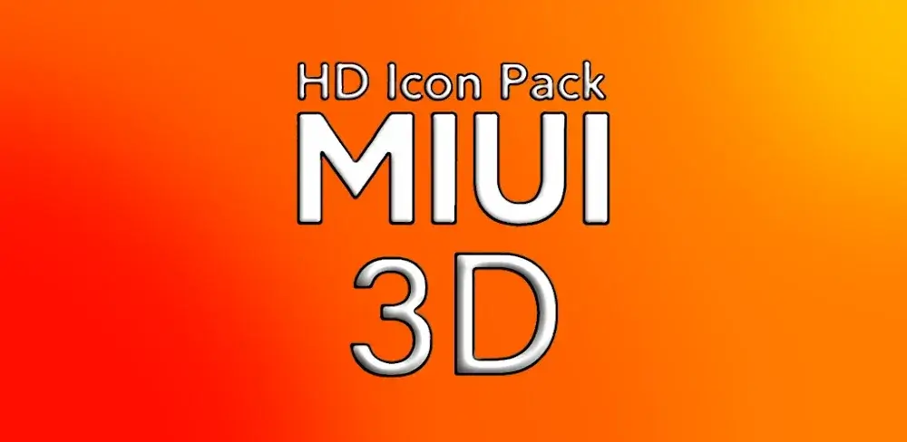 MIUI 3D - Icon Pack v7.9 APK (Full Version) Download