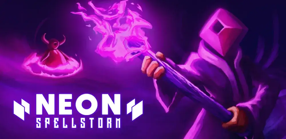 Neon Spellstorm v1.2.0 MOD APK (Unlocked All DLC) Download