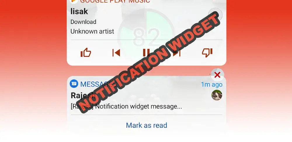 Notification Widget v1.5.206 MOD APK (Premium Unlocked) Download