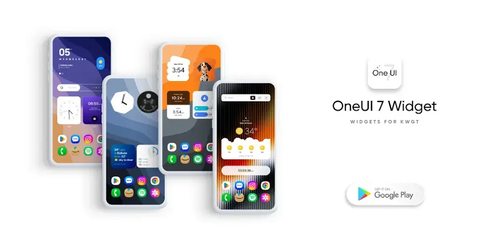 OneUI 7 Widget for KWGT v5.6.0 APK (Full Version) Download
