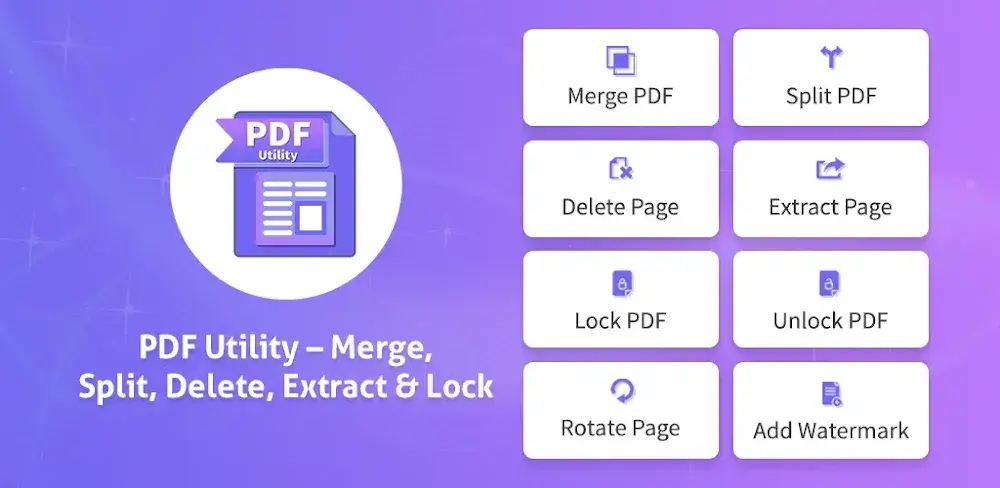 PDF Utility v1.8 MOD APK (Premium Unlocked) Download