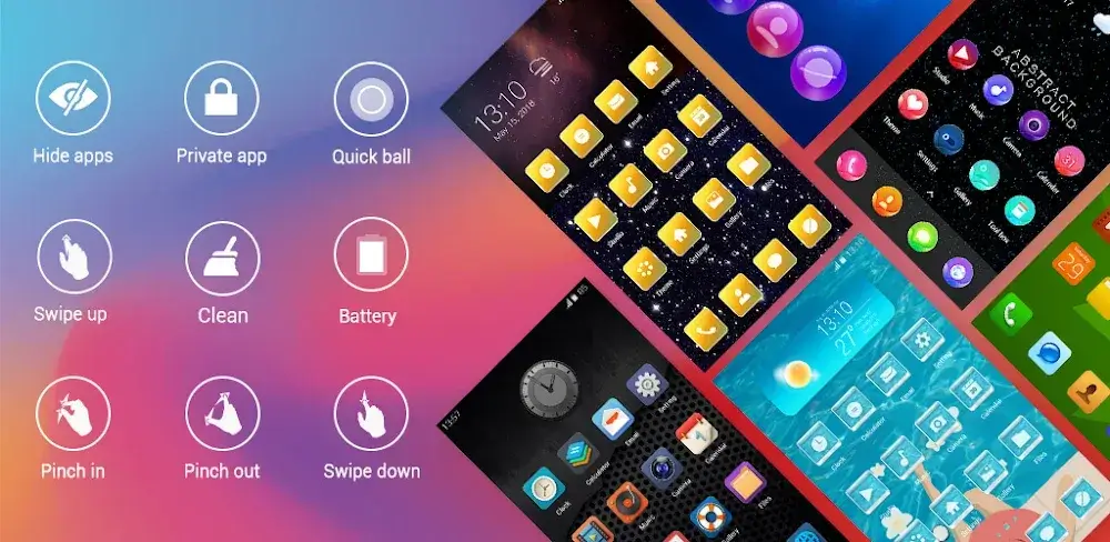 Pie Launcher version 2025 v13.4.1 MOD APK (Premium Unlocked) Download