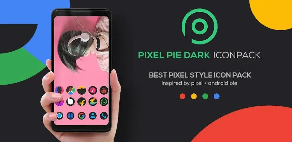 Pixel DARK Icon Pack v7.8 APK (Full Version) Download