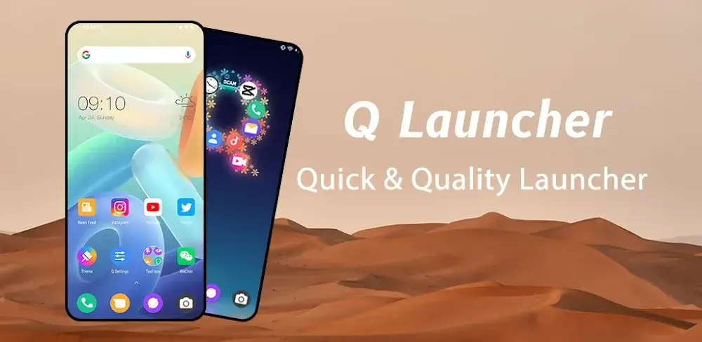 Quick Launcher for Android 15 v12.3 MOD APK (Premium Unlocked) Download