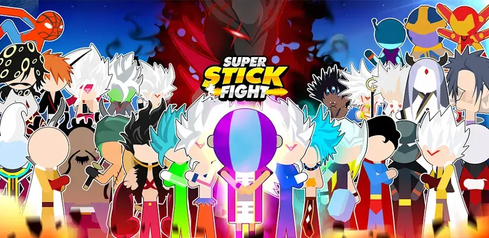 Super Stick Fight AllStar Hero v4.6 MOD APK (Unlimited Card, Keys) Download