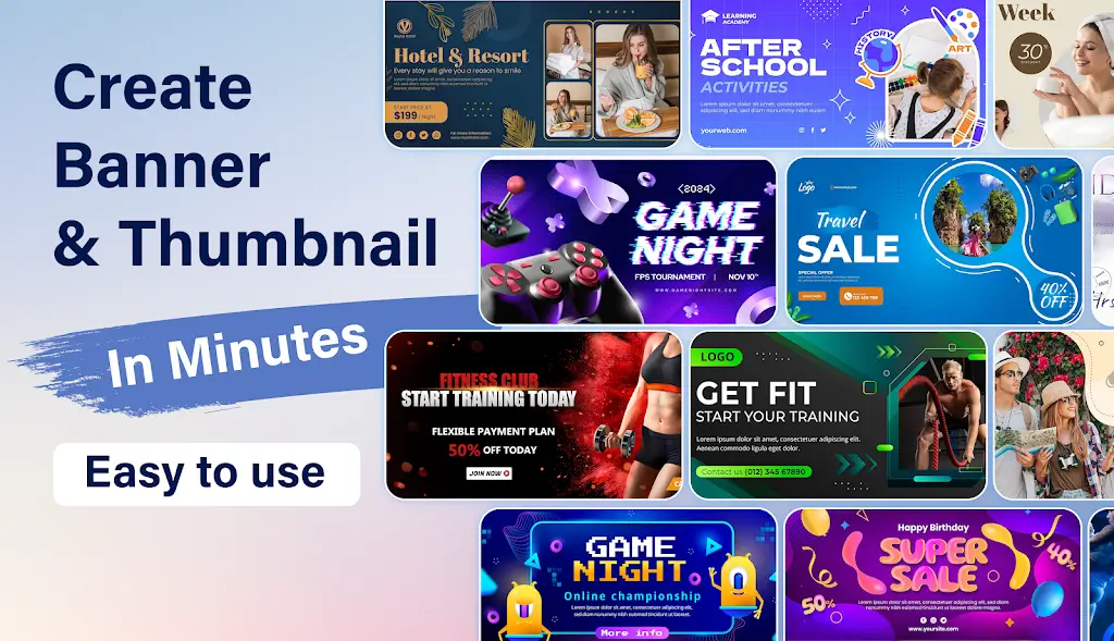 Banner Maker - Design Banner v4.8.2 MOD APK (Premium Unlocked) Download