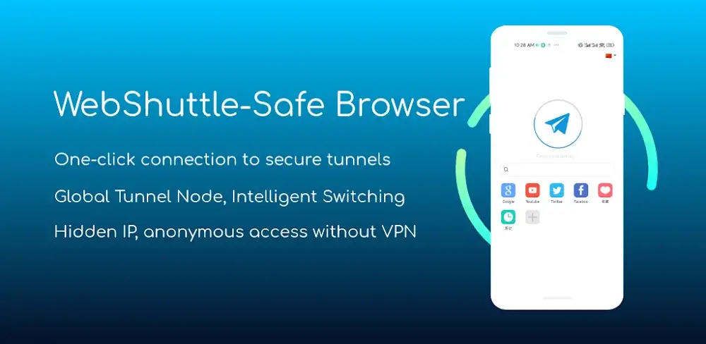 WebShuttle - Private Browser v3.7.2 MOD APK (Premium Unlocked) Download