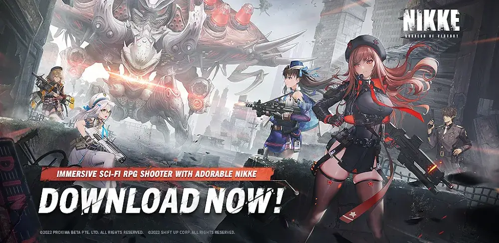 GODDESS OF VICTORY: NIKKE v141.10.4 MOD APK (God Mode, Damage, Ammo) Download