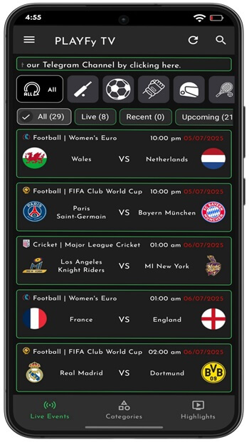 PLAYFy TV v1.3 MOD APK (Premium Unlocked) Download