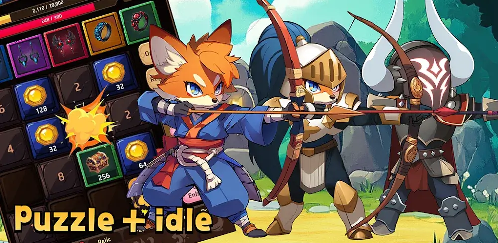 The Legendary Fox Idle v1.210 MOD APK (Menu, Gold, Diamonds. Rubies ...