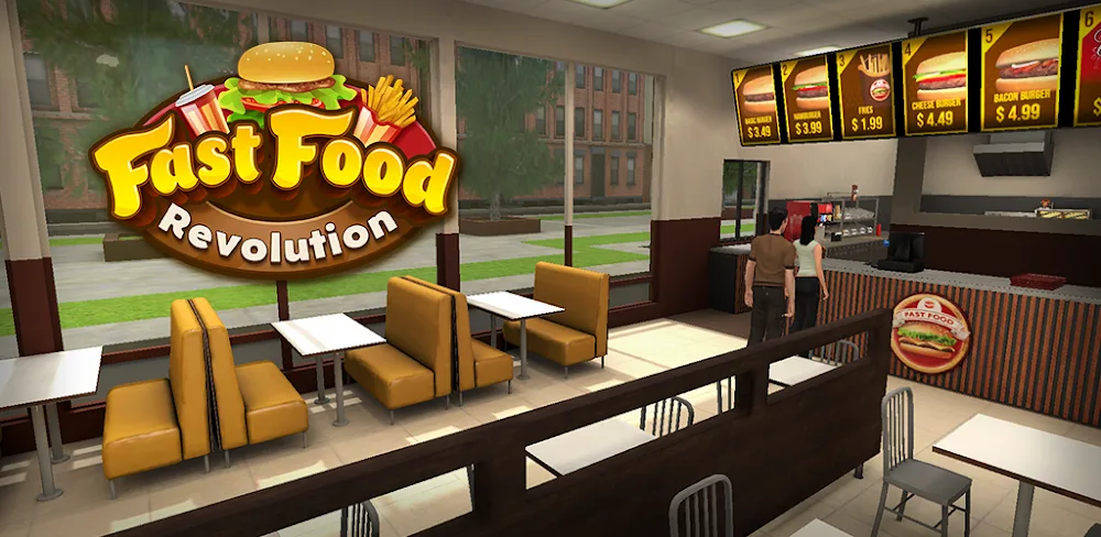 Fast Food Revolution v2.2 MOD APK (Menu, Unlimited Money) Download