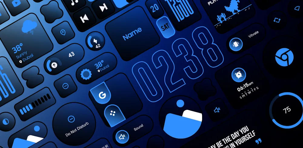 Neon Glass Widgets v1.1.005 APK (Full Version) Download