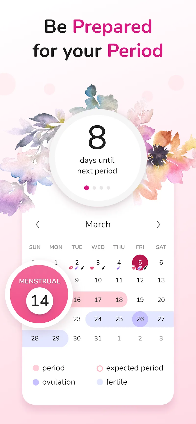 Period Tracker and Calendar v11.4.1 MOD APK (Premium Unlocked) Download
