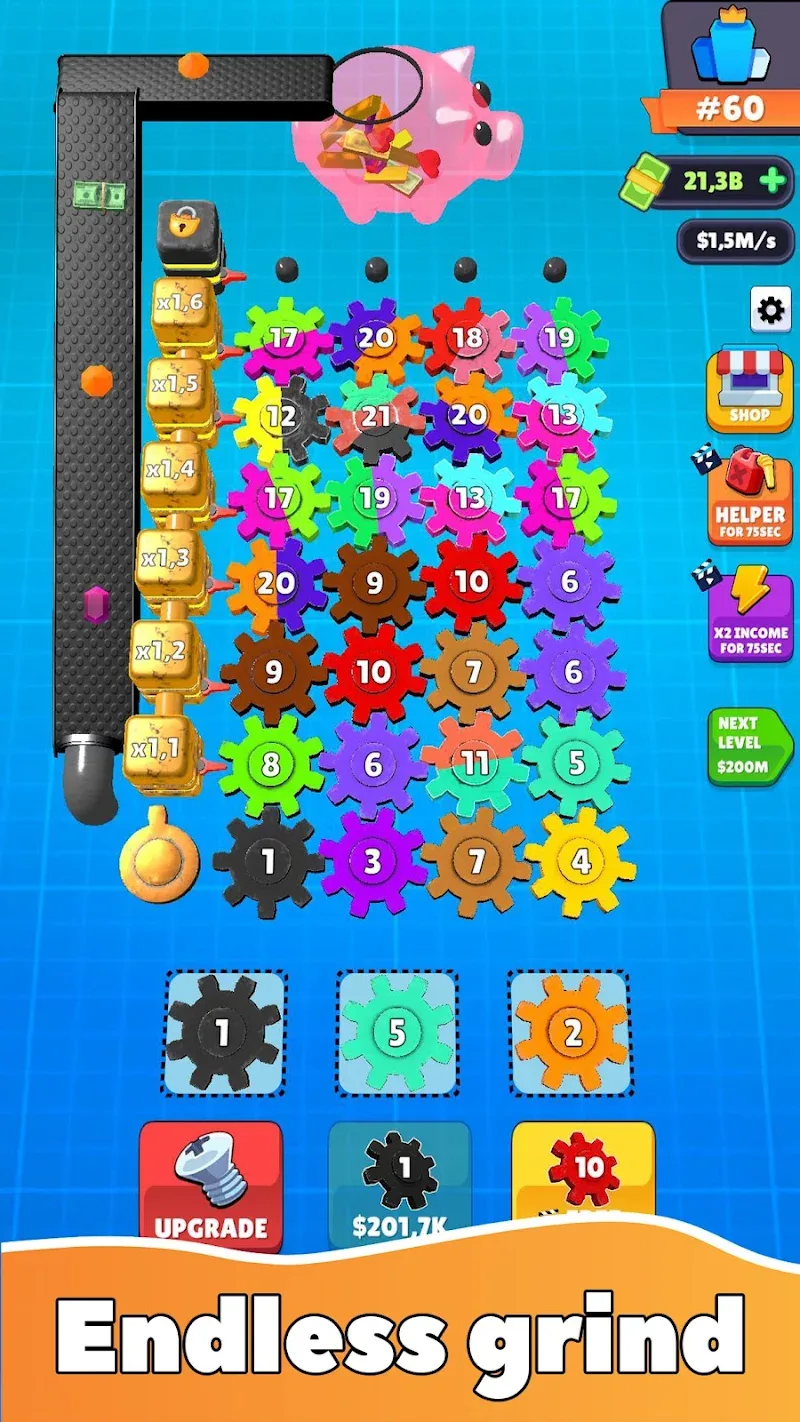 Gear Clicker v8.9.4 MOD APK (Menu, Unlimited All) Download