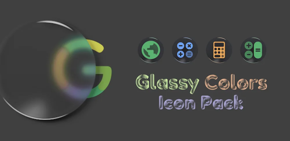 Glassy Colors Icons v1.1.0 APK (Full Version) Download