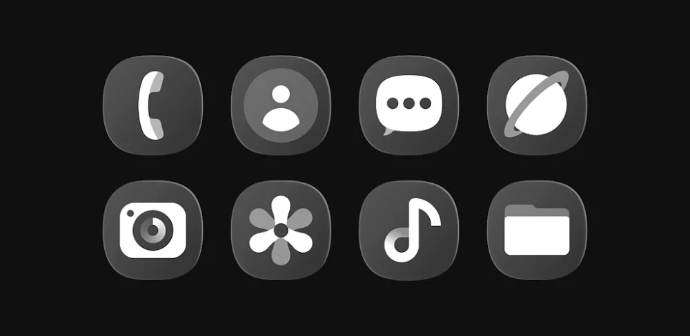 OneGlass 8 - Icon Pack v1.2.0 APK (Full Version) Download