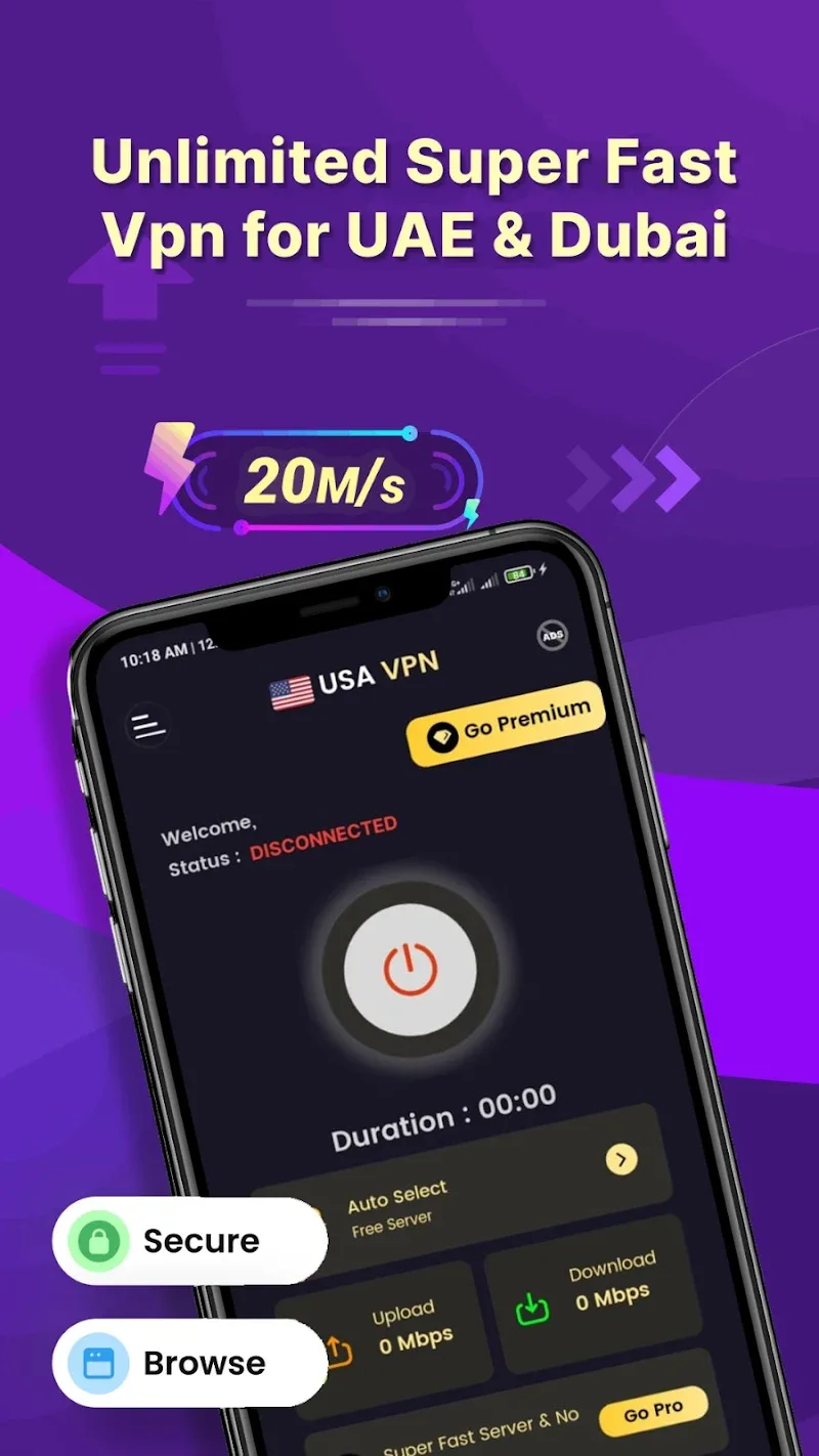 USA VPN v1.0.17 MOD APK (Premium Unlocked) Download