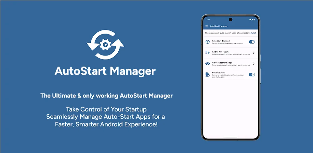 AutoStart Manager v7.2.0 MOD APK (Premium Unlocked) Download