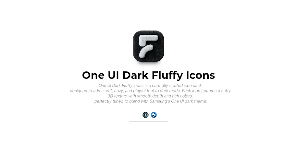 OneUi Dark Fluffy Icons v3.7.0 APK (Full Version) Download